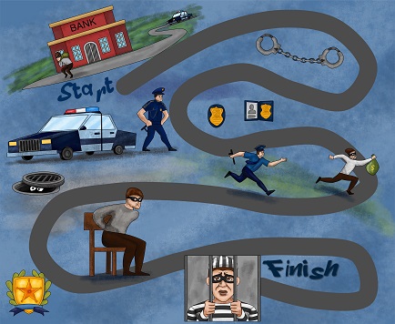 Cops 'n' Robbers | Spike's Sight Words