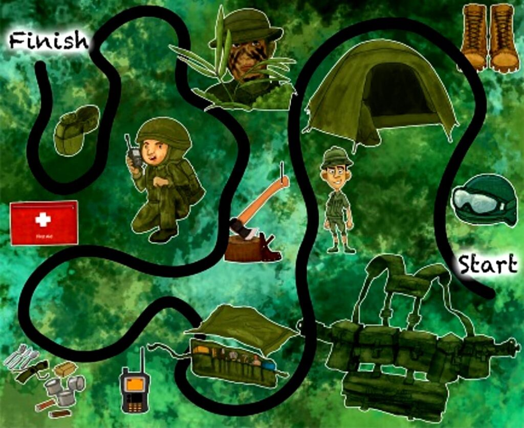 Army in the Jungle – Spike’s Sight Words