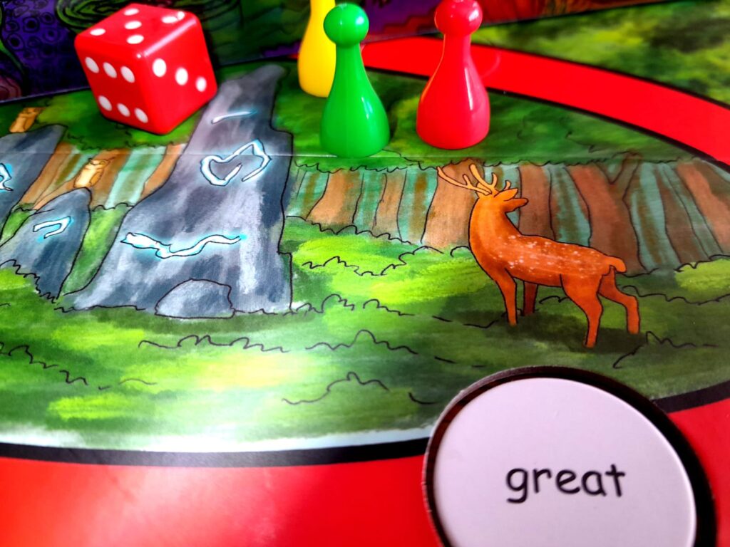 ANIMALS - Spike's Sight Words Board | Early Literacy Game