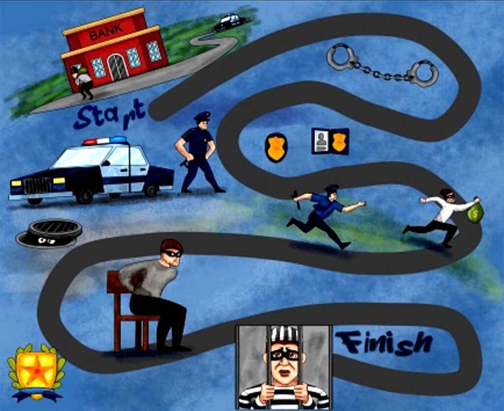 Cops ‘n’ Robbers – Spike's Sight Words