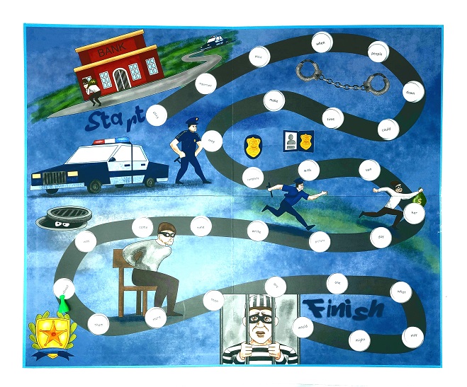 Cops 'n' Robbers | Spike's Sight Words