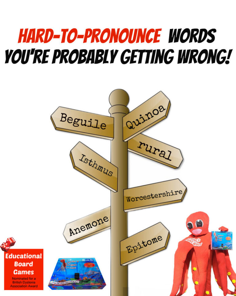 Hardest words to pronounce in English - Spike's Sight Words