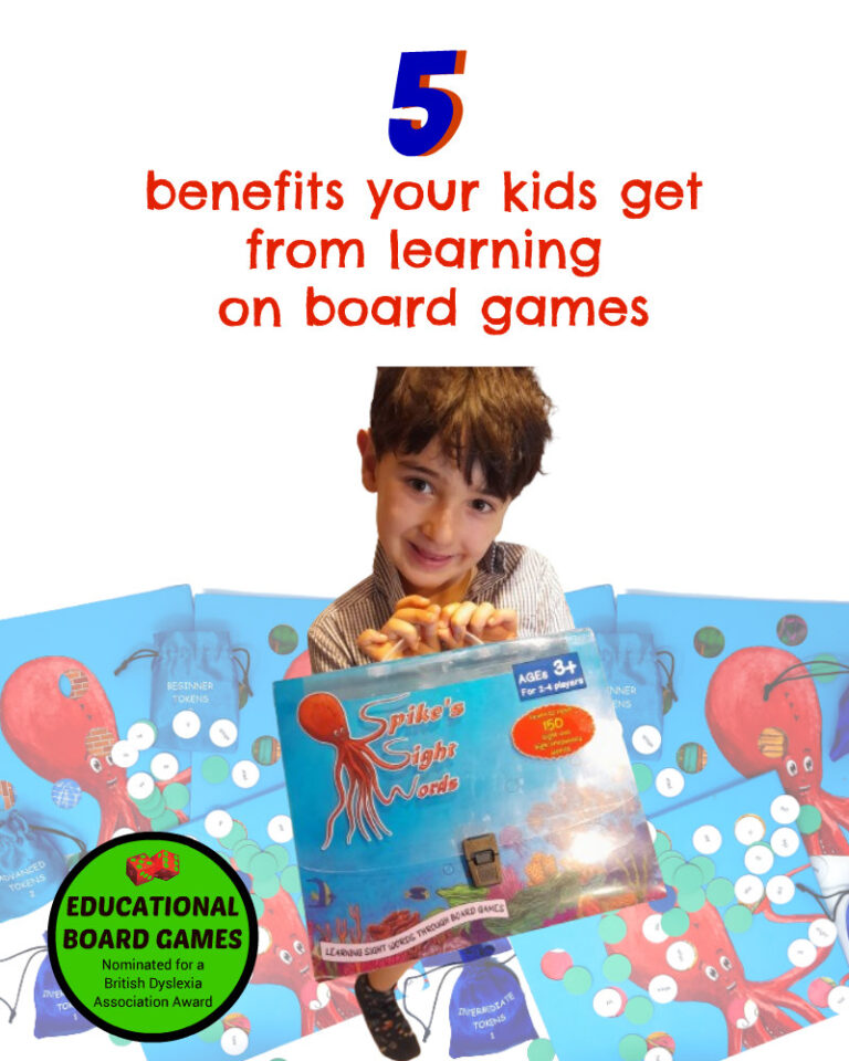 5 benefits your kids get from learning on board games – Spike’s Sight Words