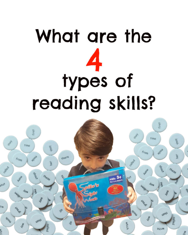 The 4 types of Reading - Spike's Sight Words